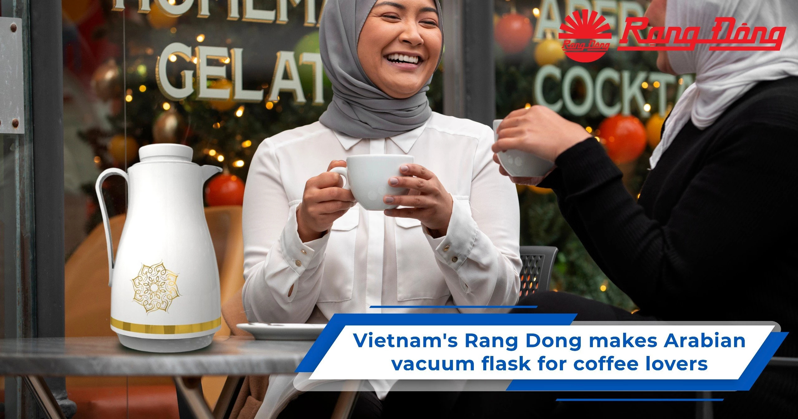 VIETNAM'S RANG DONG MAKES ARABIAN VACUUM FLASK FOR COFFEE LOVERS